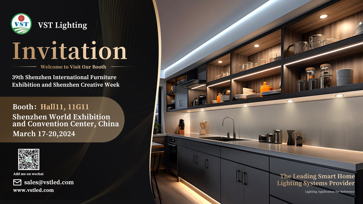 Visit VST Lighting at Shenzhen Creative Week, Lighting Fair in Shenzhe
