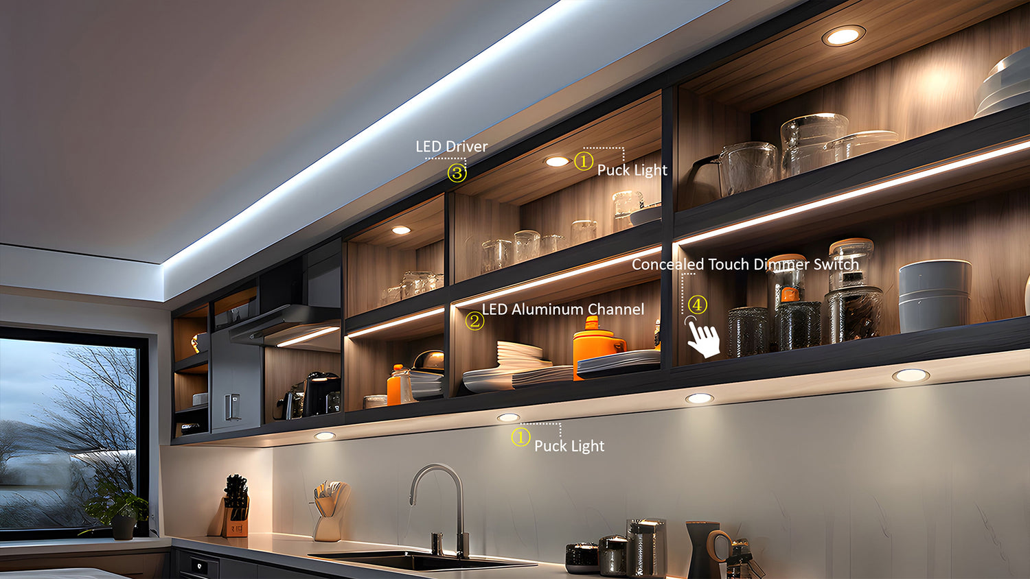 Kitchen Cabinet Lighting Solution – VST Lighting